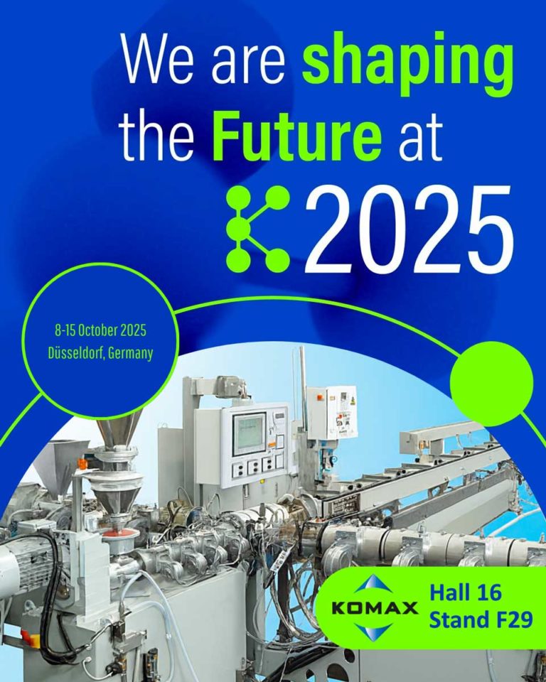 Komax presentará su tecnología de extrusión Helical en la feria K de Düsseldorf